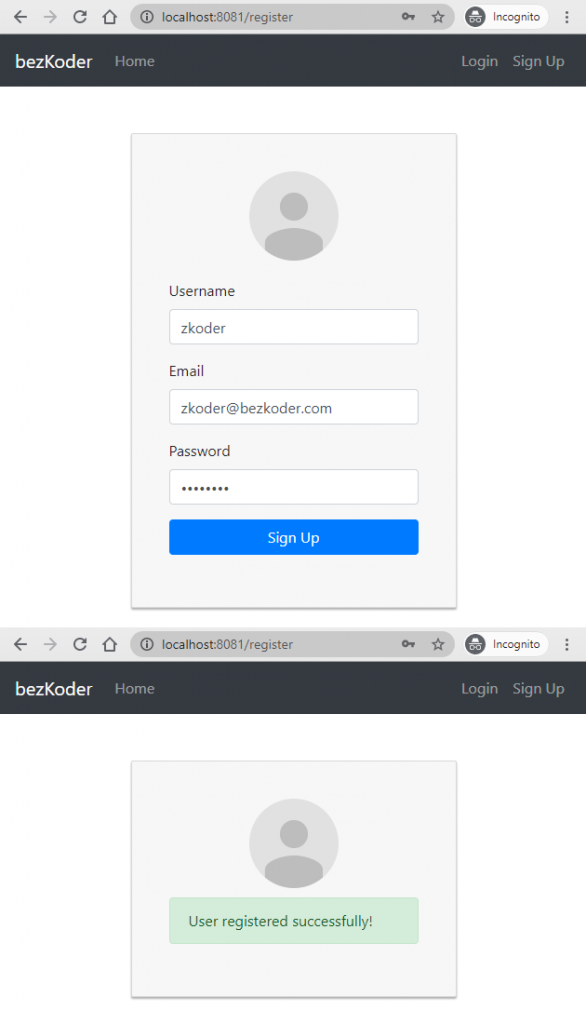 React Redux Login, Logout, Registration example with Hooks - BezKoder React Redux Login, Logout, Registration example with Hooks - BezKoder