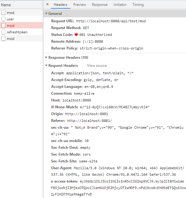 React Redux Refresh Token With Axios And Jwt Example Bezkoder