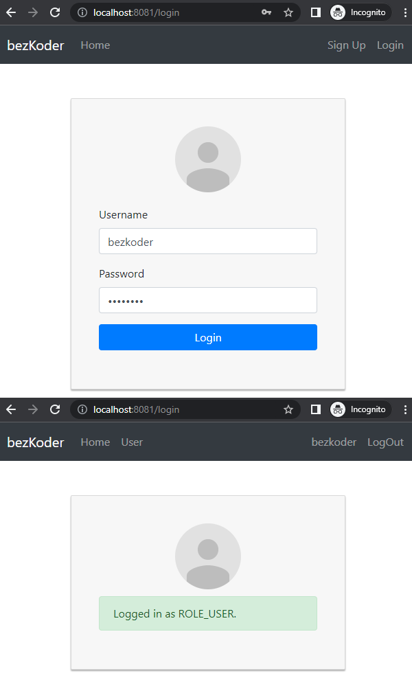 Angular 17 + Spring Boot: JWT Authentication & Authorization example - BezKoder