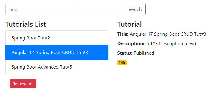 Spring Boot Angular 17 Example Crud Bezkoder