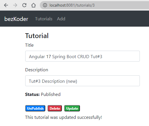 Spring Boot Angular 17 Example Crud Bezkoder